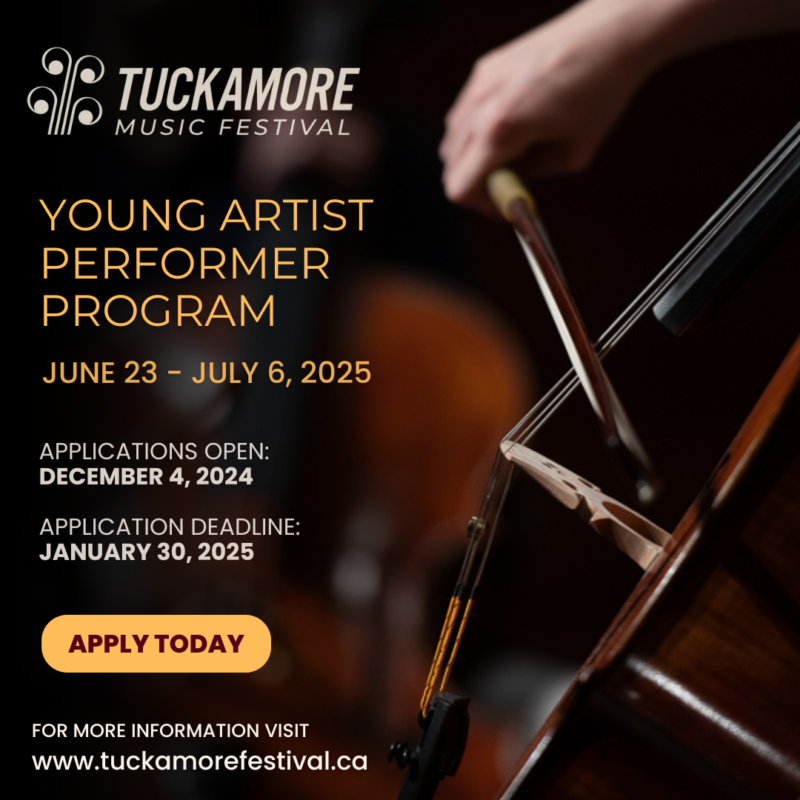 2025 YAP Applications are officially OPEN! › Tuckamore Chamber Music ...