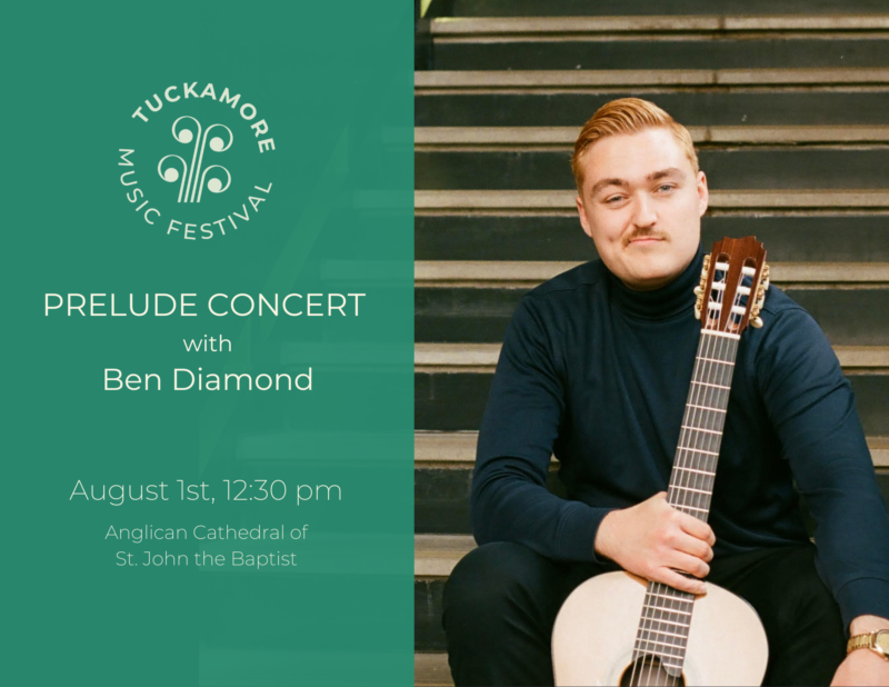Prelude Concert with Ben Diamond › Tuckamore Chamber Music Festival